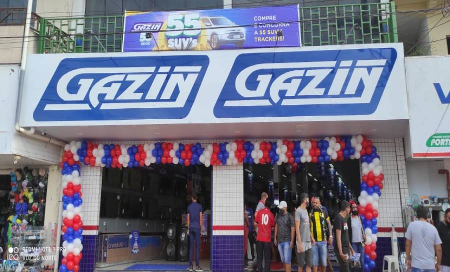 Gazin reinaugura loja com promoção especial de três dias e parcelamento ...