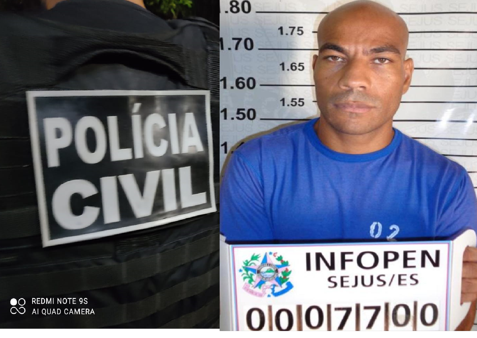 Polícia Civil Prende Foragido Da Justiça Do Espírito Santo Por Tráfico